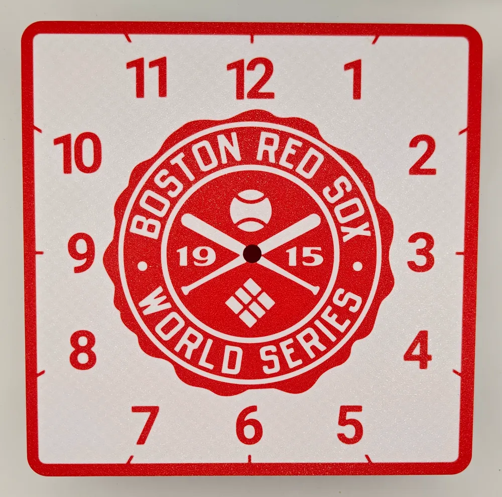 Boston Red Sox 1915 World Series Champion Clock by railimages - MakerWorld