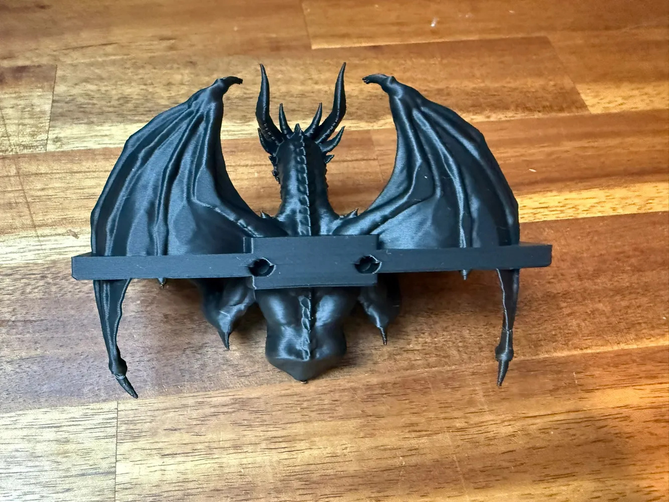 3D Gothic Baroque Dragon Wall Crest Shelf - Free 3D Print Model ...