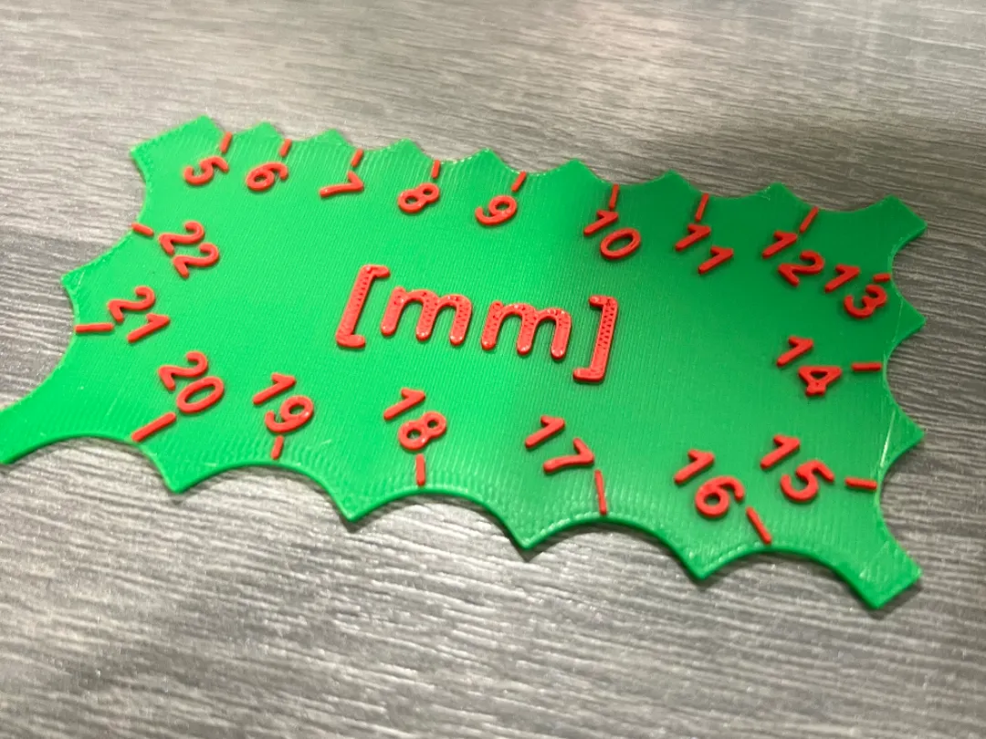 Radius Gauge Card - Free 3D Print Model - MakerWorld