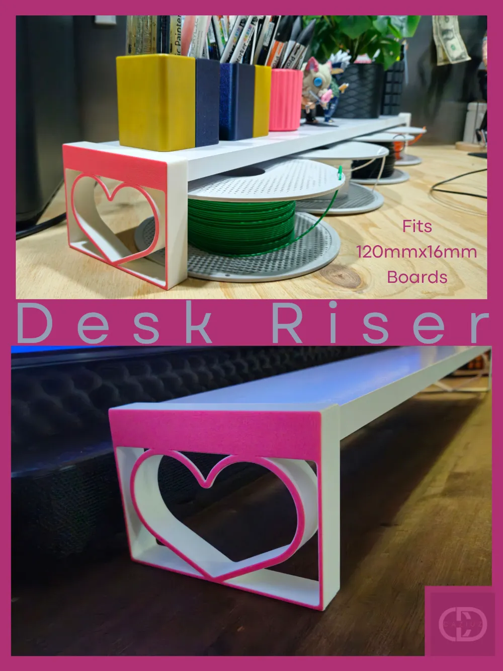 Desk Riser by Caziuz Designs MakerWorld: Download Free 3D Models