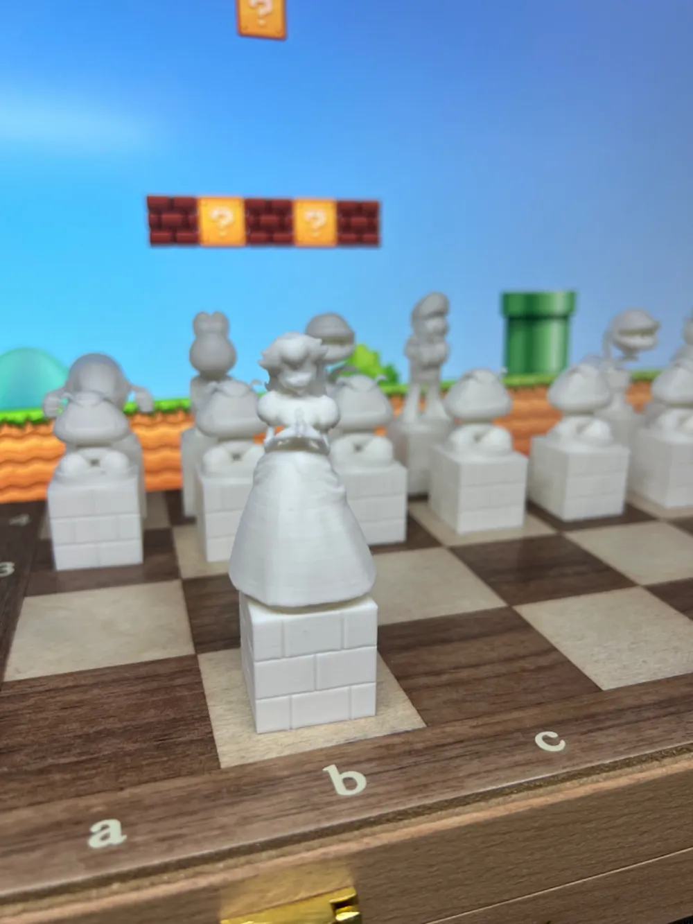 Princess Peach / Super Mario / Chess Piece - Free 3D Print Model ...