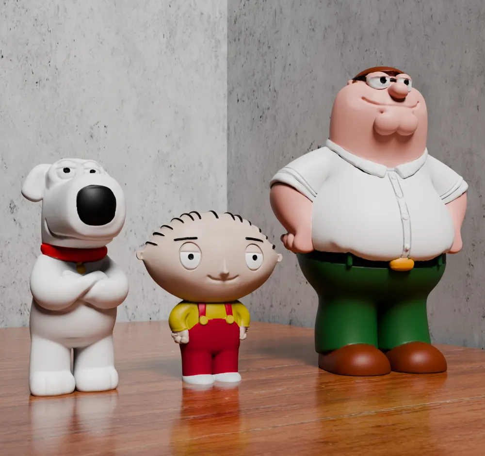 Stewie Griffin (Family Guy) by Budahazi_Design MakerWorld: Download ...