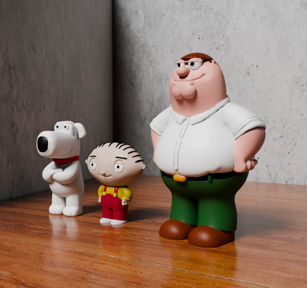 Stewie Griffin (Family Guy) by Budahazi_Design MakerWorld: Download ...