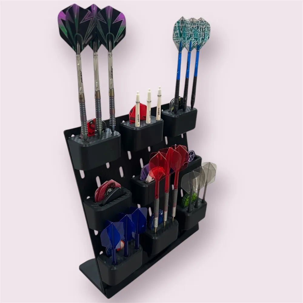 Darts display stand Pegboard Dart stand Skadis by TDH 3DP - MakerWorld