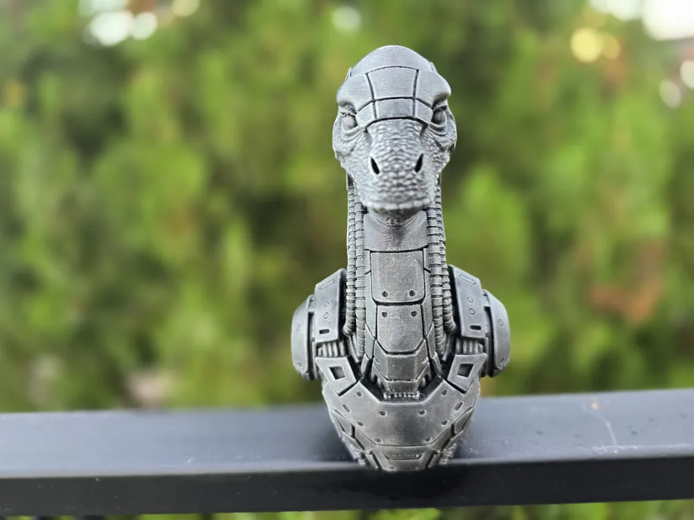 CYBER BRONTO BUST by Messy_Panda MakerWorld: Download Free 3D Models