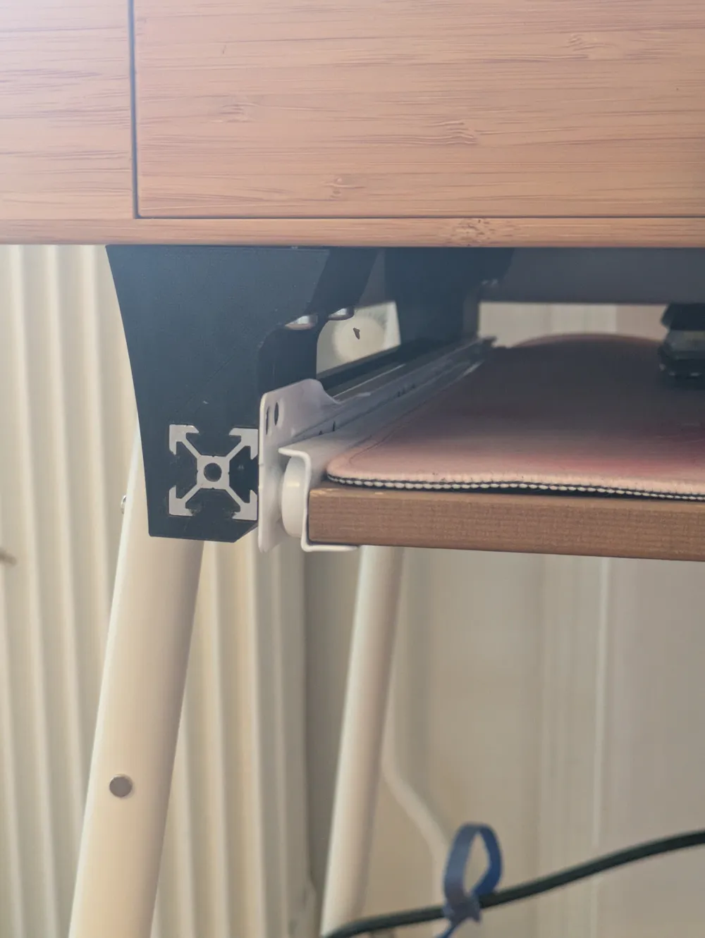 Under desk brackets for drawer slides - Free 3D Print Model - MakerWorld