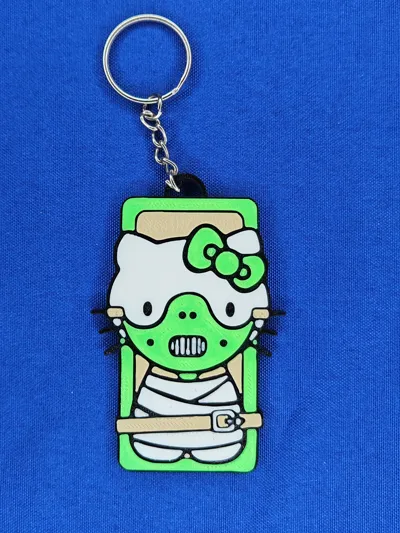 Hello Kitty Hannibal Lecter Keychain by NoProblem - MakerWorld