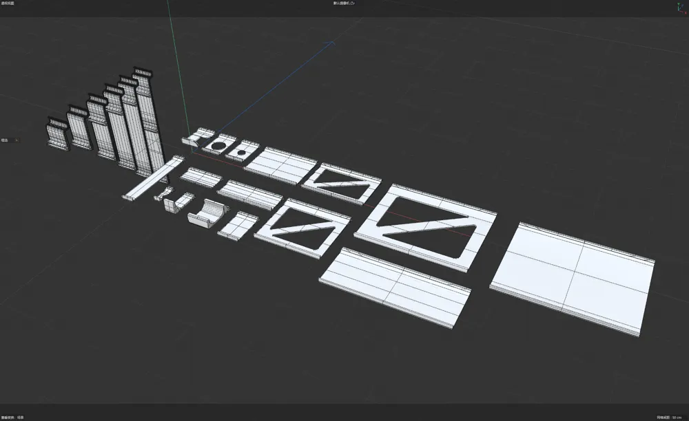 SuperCustom Office Hanging Component Set组合式办公悬挂套装 - Free 3D Print Model ...