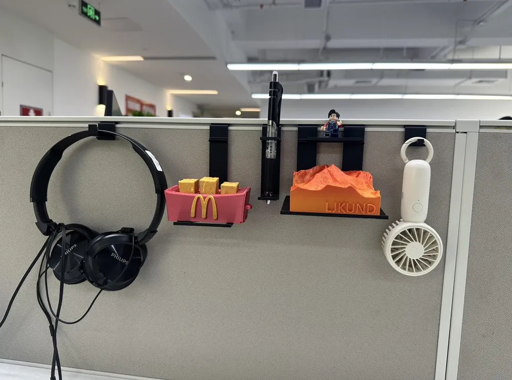 SuperCustom Office Hanging Component Set组合式办公悬挂套装 - Free 3D Print Model ...