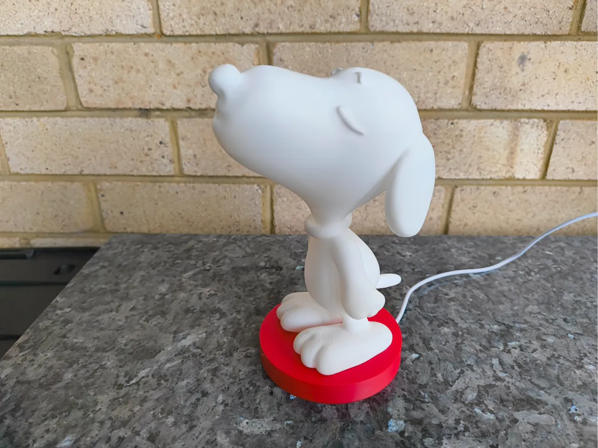 Snoopy Kissing lamp led-lamp-kit-001 - Free 3D Print Model - MakerWorld