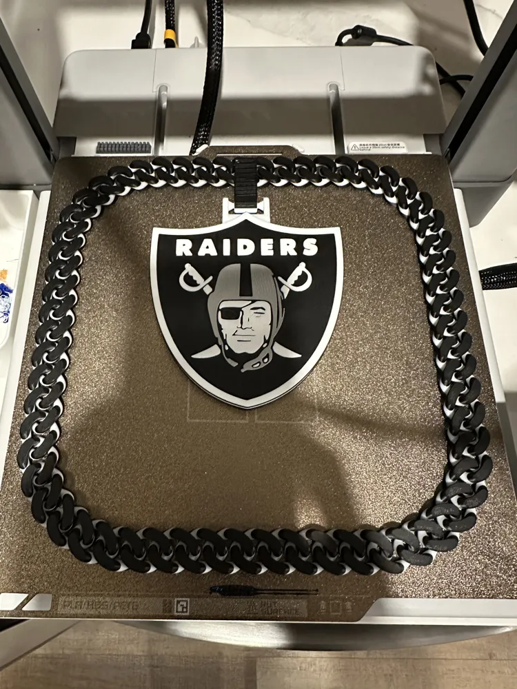 Las Vegas Raiders Chain by Sgambaro MakerWorld: Download Free 3D Models