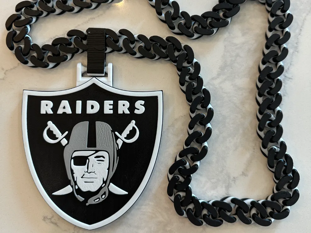 Las Vegas Raiders Chain by Sgambaro MakerWorld: Download Free 3D Models