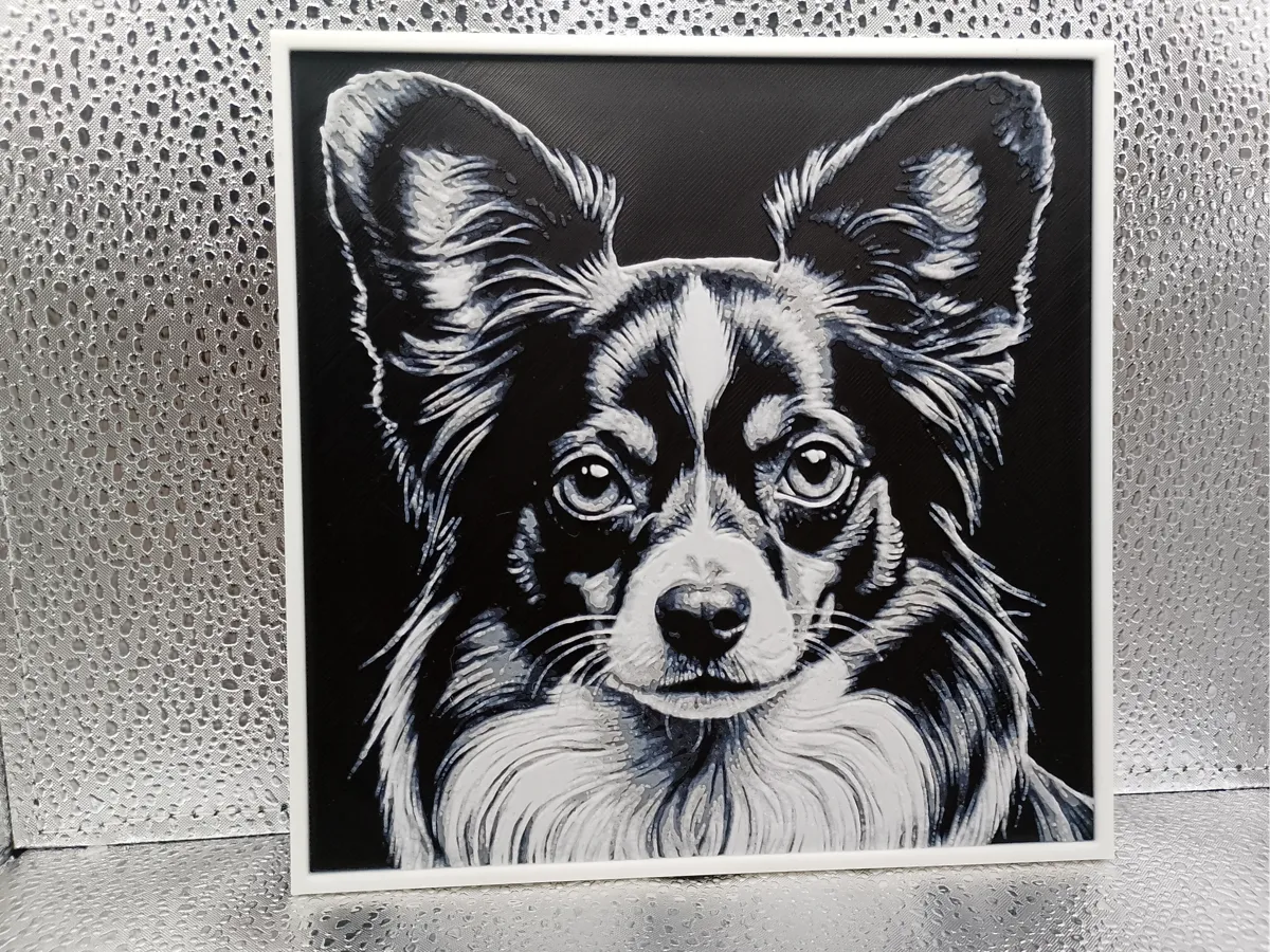 Papillon – Hueforge - Free 3D Print Model - MakerWorld