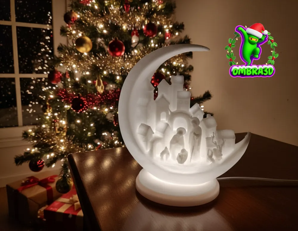 Nativity Moon - Free 3D Print Model - MakerWorld