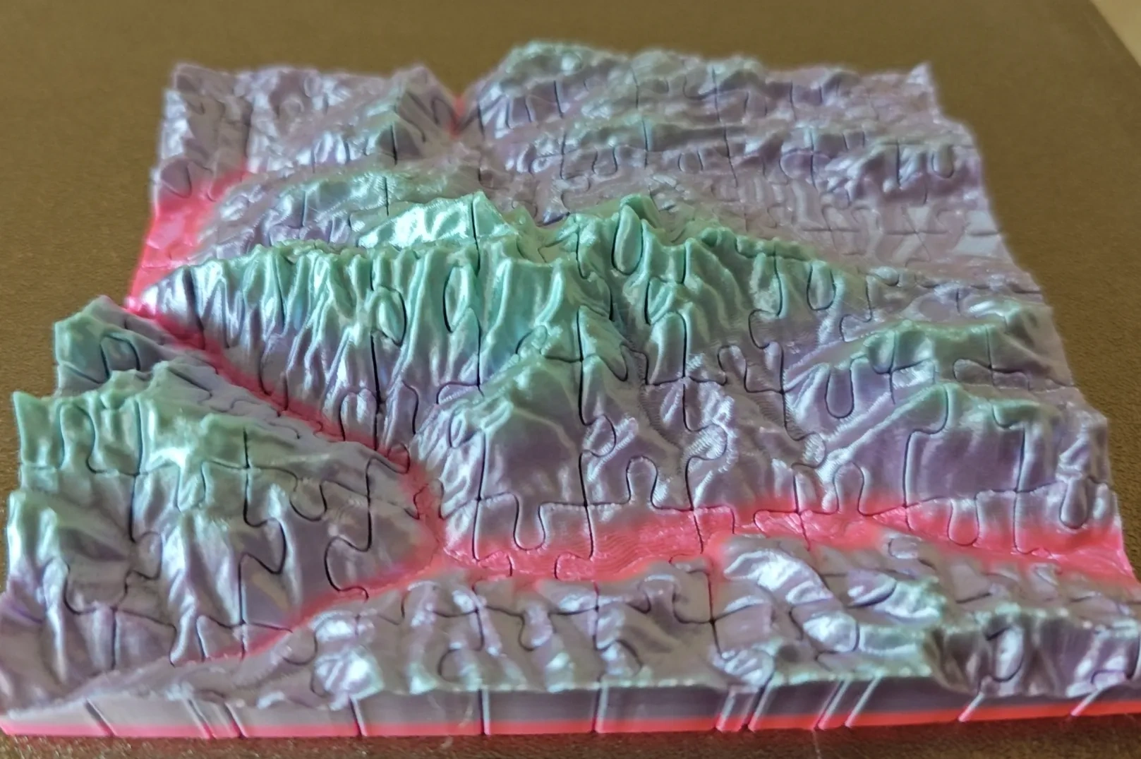 3D Puzzle - Snow Mountain by 90 - MakerWorld