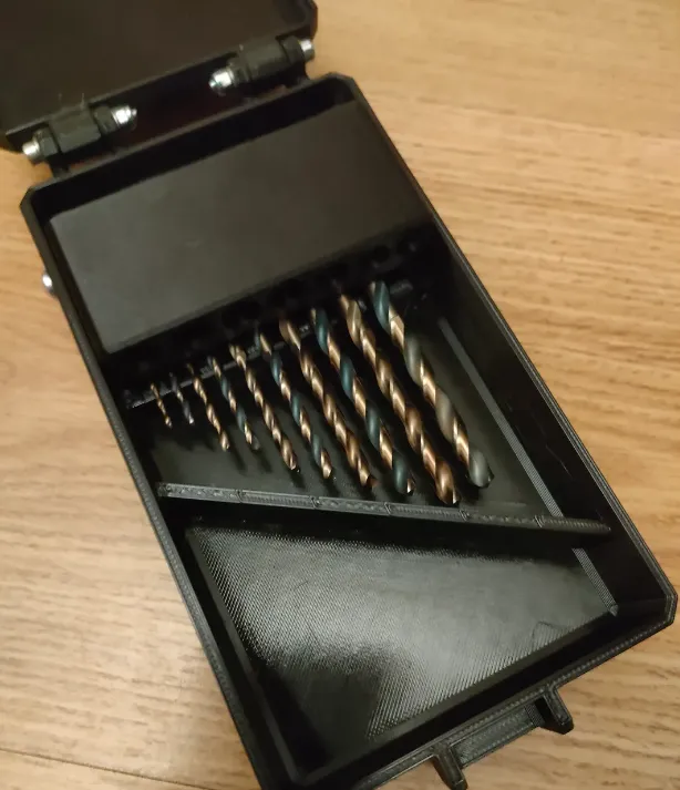 Drill bit case- metric by DGA3DP - MakerWorld