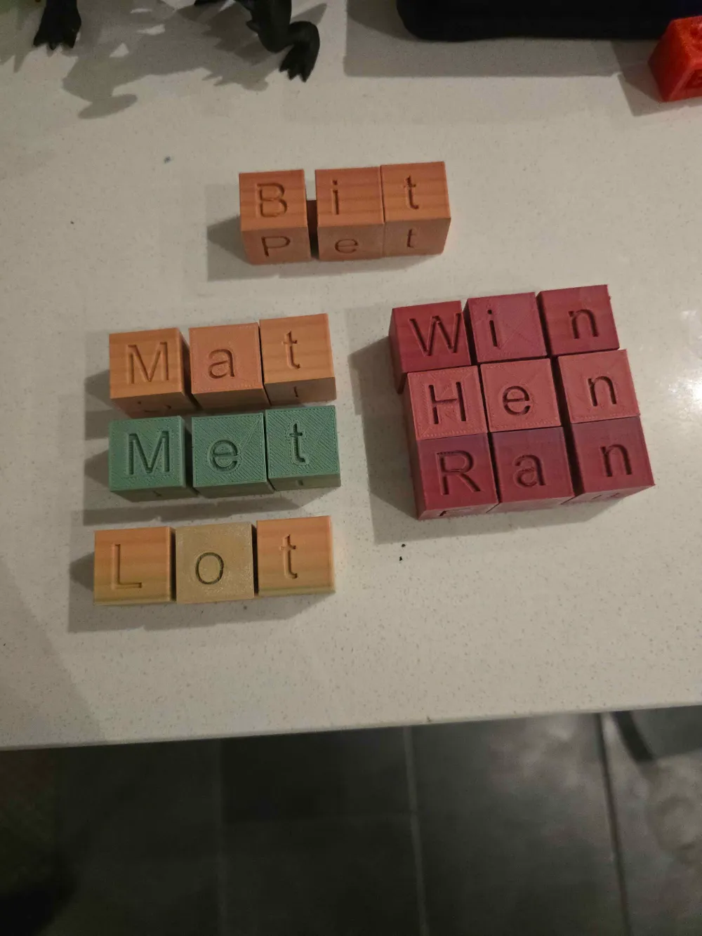 Word Cube - AN Remixed by meep - MakerWorld