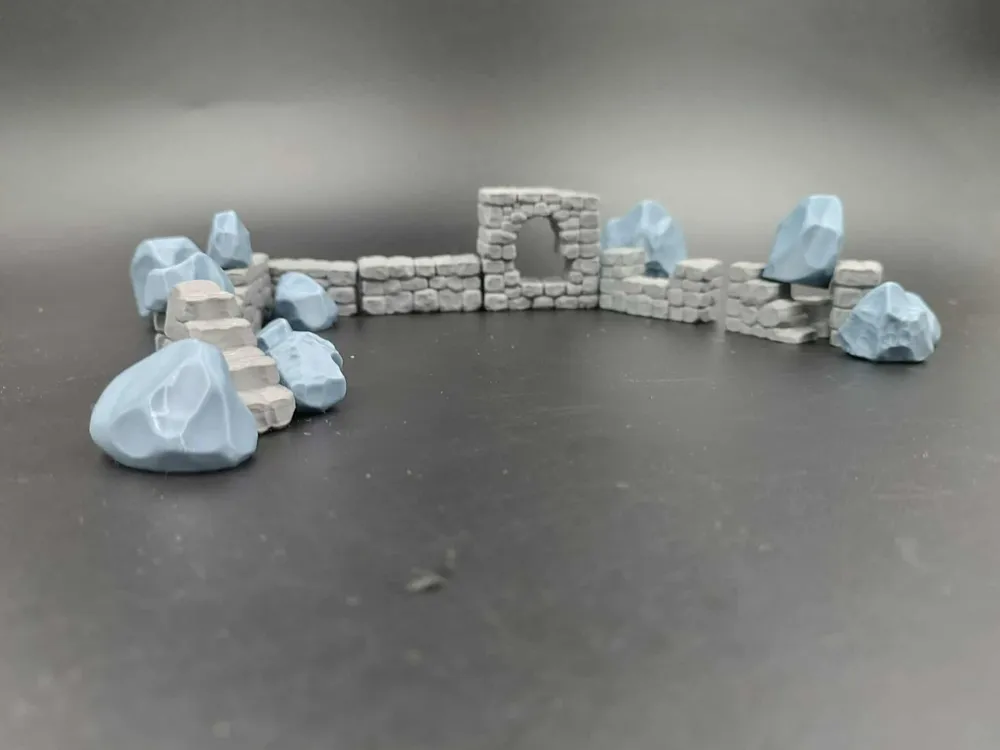 Stone Walls for RPG, D&D, Tabletop Terrain by drakeforge3d MakerWorld ...