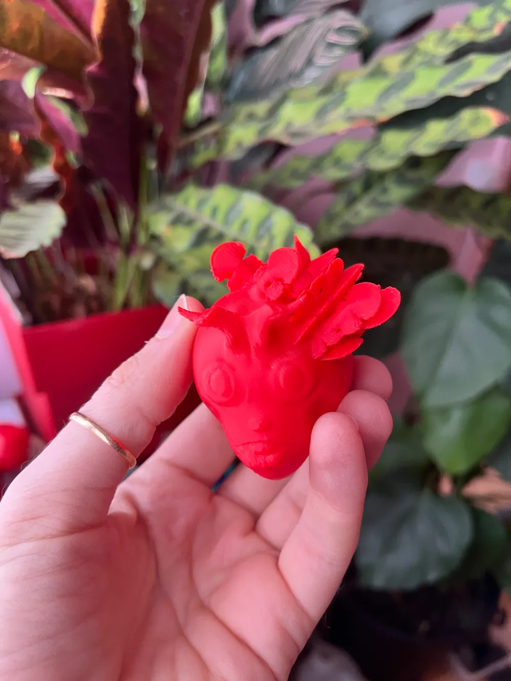 Cursed flowery alien head by txtrprn - MakerWorld
