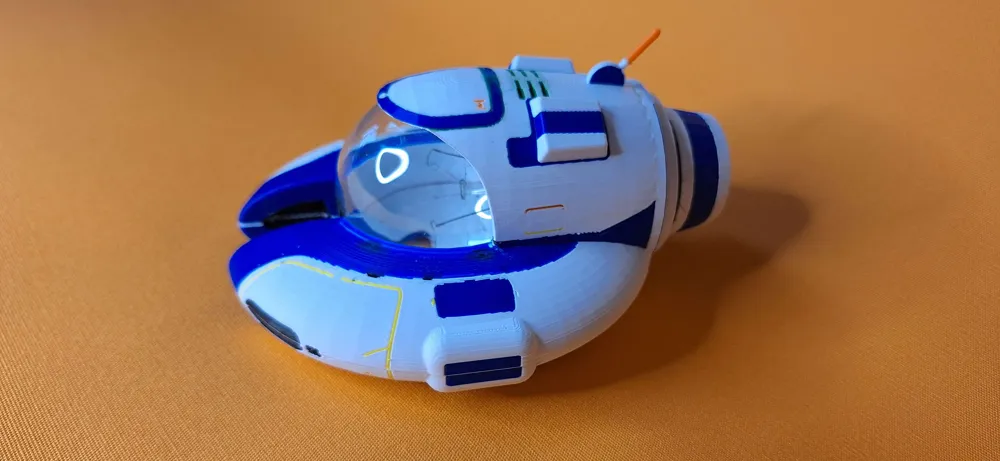 Seamoth (From Subnautica) - Free 3D Print Model - MakerWorld