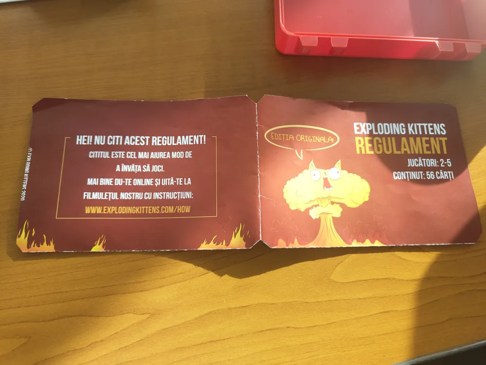 Exploding Kittens game box - double deck Remixed by Cosmin.solo ...