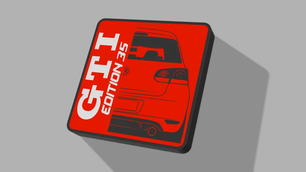 LIGHTBOX GOLF 6 GTI EDITION 35 by lmcreation56 - MakerWorld