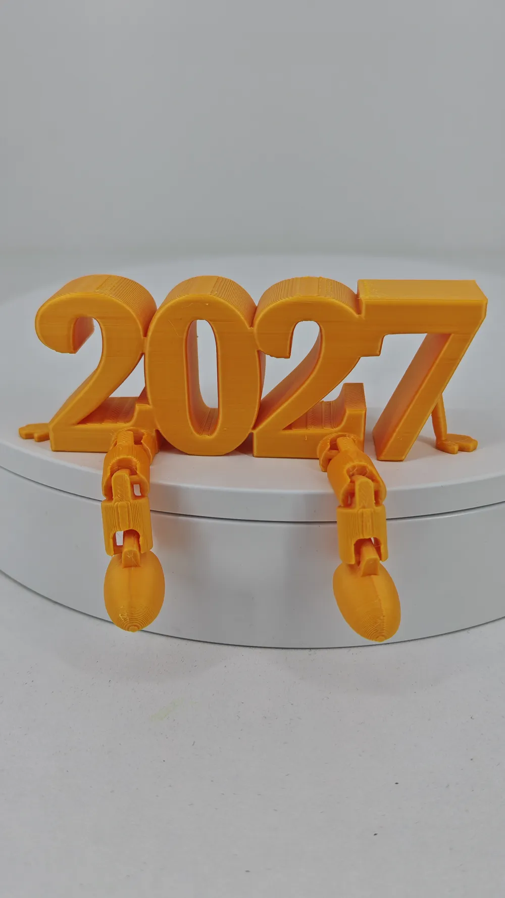 2027 Buddy Display – Fun Hanging Year Decoration - Free 3D Print Model ...