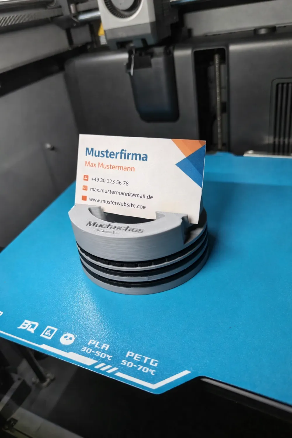Piston Business Card Holder - Free 3D Print Model - MakerWorld