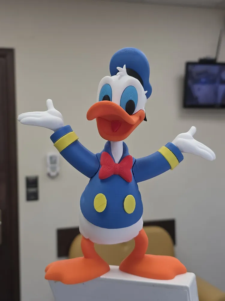 Donald Duck - No ams - Easy Assembly - Free 3D Print Model - MakerWorld