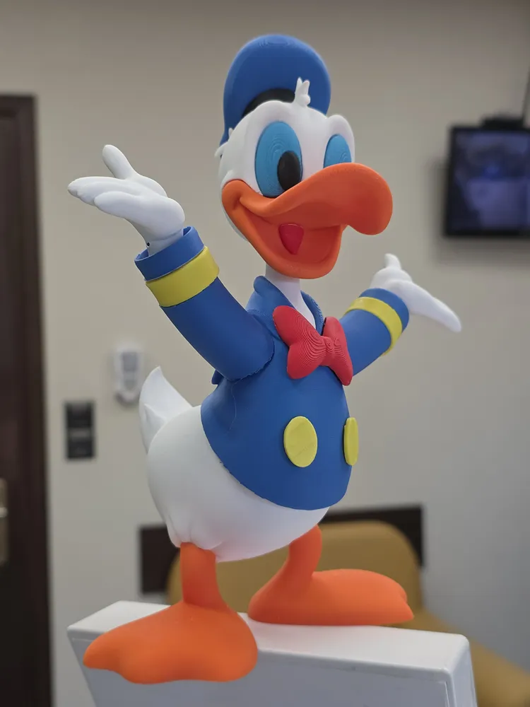 Donald Duck - No ams - Easy Assembly - Free 3D Print Model - MakerWorld