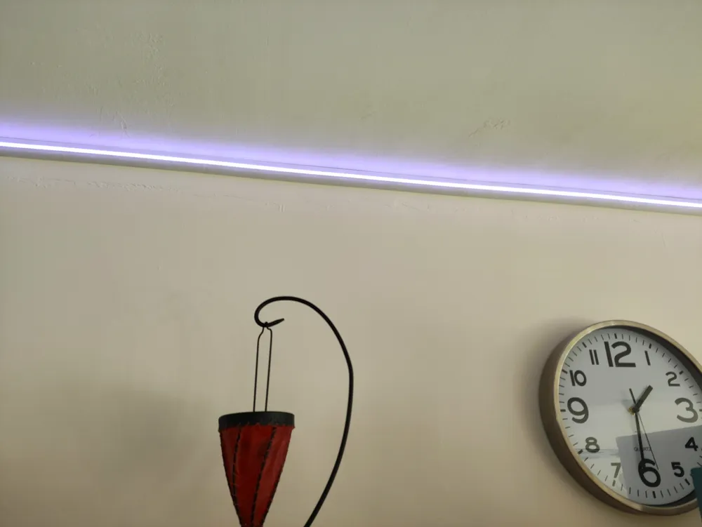 Ceiling angle holder for RGB LED "neon" strips by ChuckC - MakerWorld