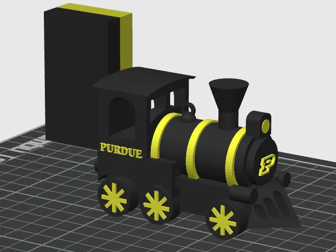 Purdue Train V.1 - Free 3D Print Model - MakerWorld