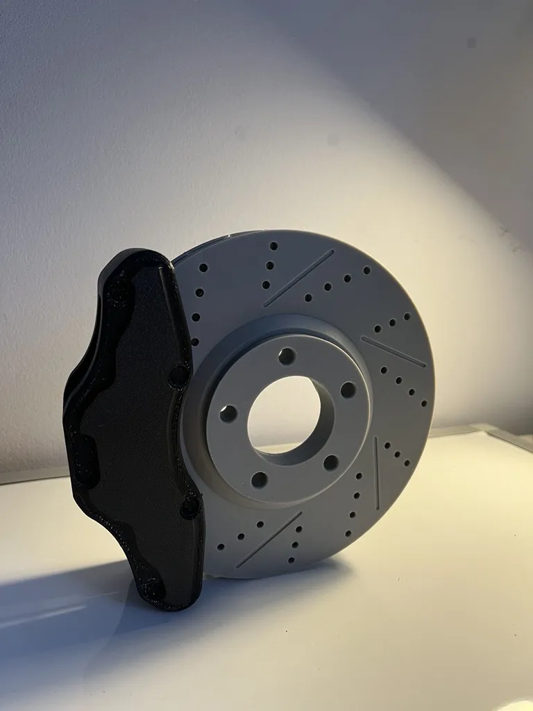 Performance Brake Disc/Rotor and Caliper Model - Free 3D Print Model ...