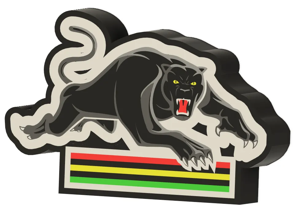 NRL LightBox - Panthers by Jandaa MakerWorld: Download Free 3D Models