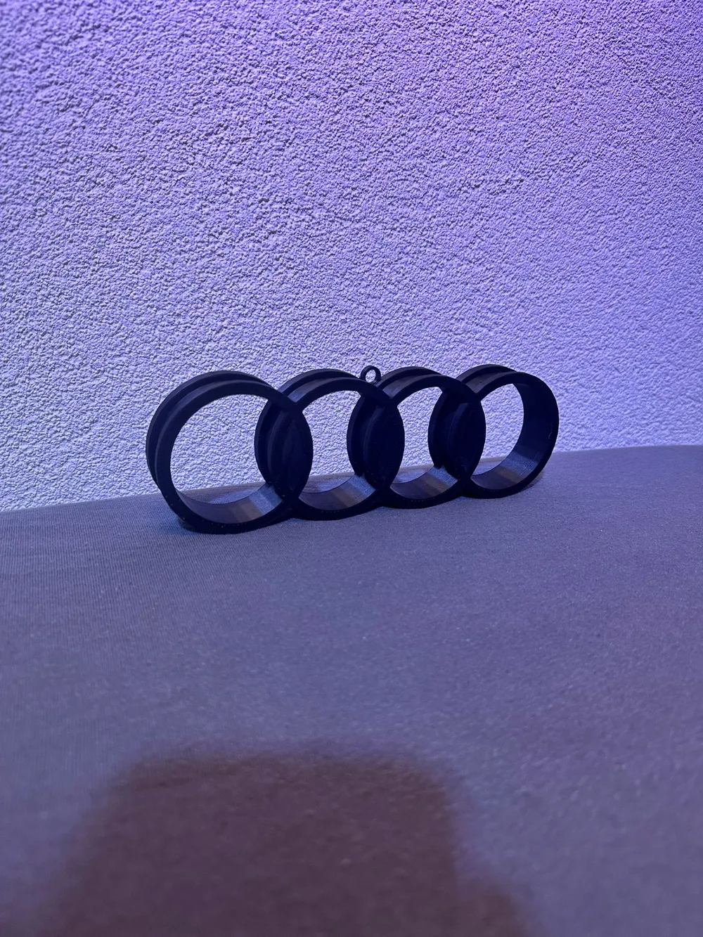 Audi logo wall decoration - Free 3D Print Model - MakerWorld