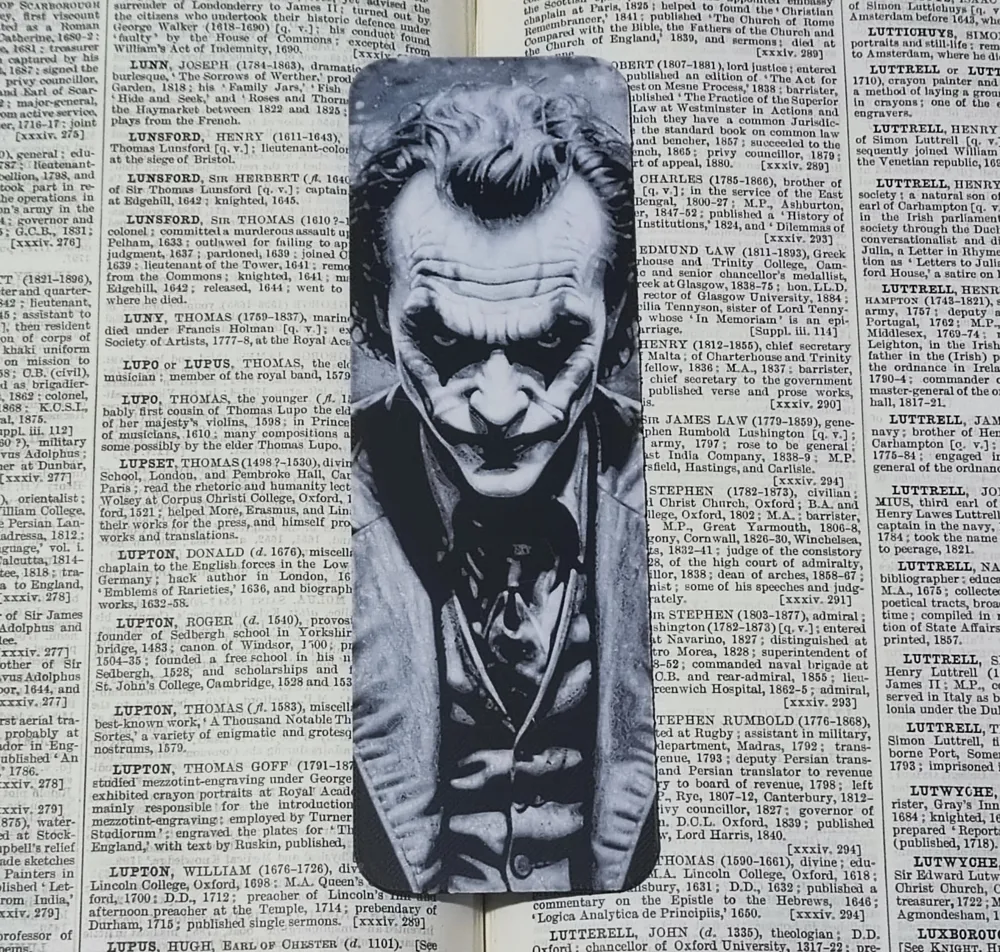The Joker Bookmark - 2 Color - Free 3D Print Model - MakerWorld