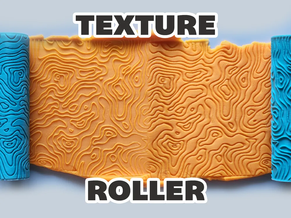 Texture Roller V223 | Topography Map - Free 3D Print Model - MakerWorld