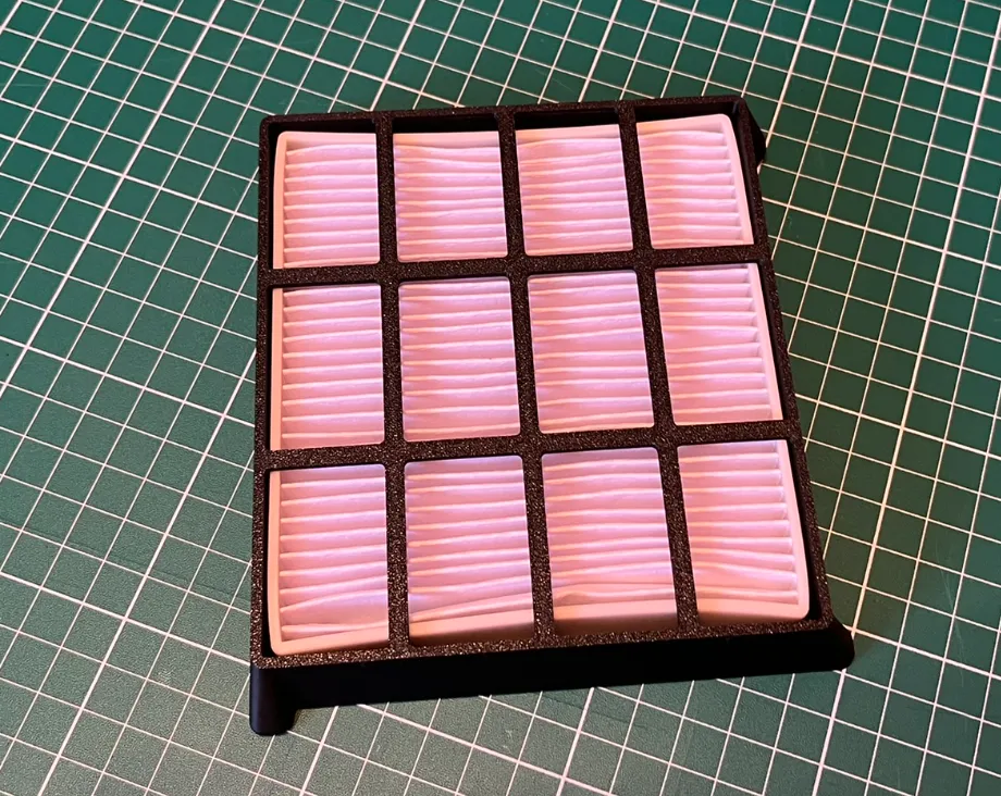 HEPA filter case for chamber fan exhaust P1S/X1C by uniko92 - MakerWorld
