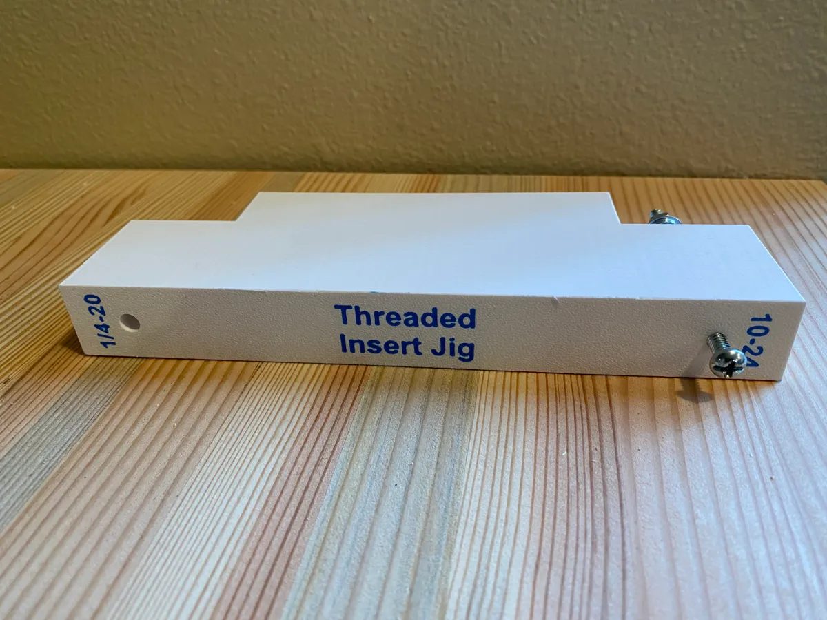 Threaded Insert Installation Jig - Free 3D Print Model - MakerWorld