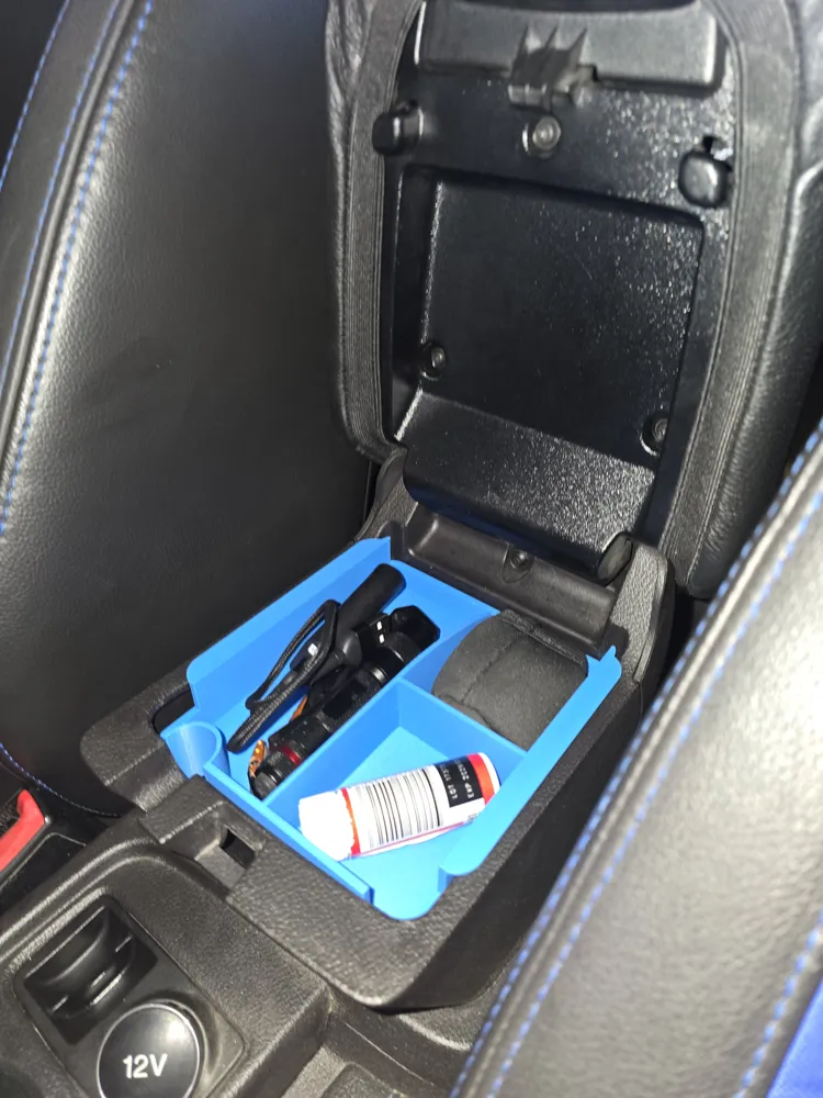 2012-2014 Ford Focus Center Console Tray - Free 3D Print Model - MakerWorld