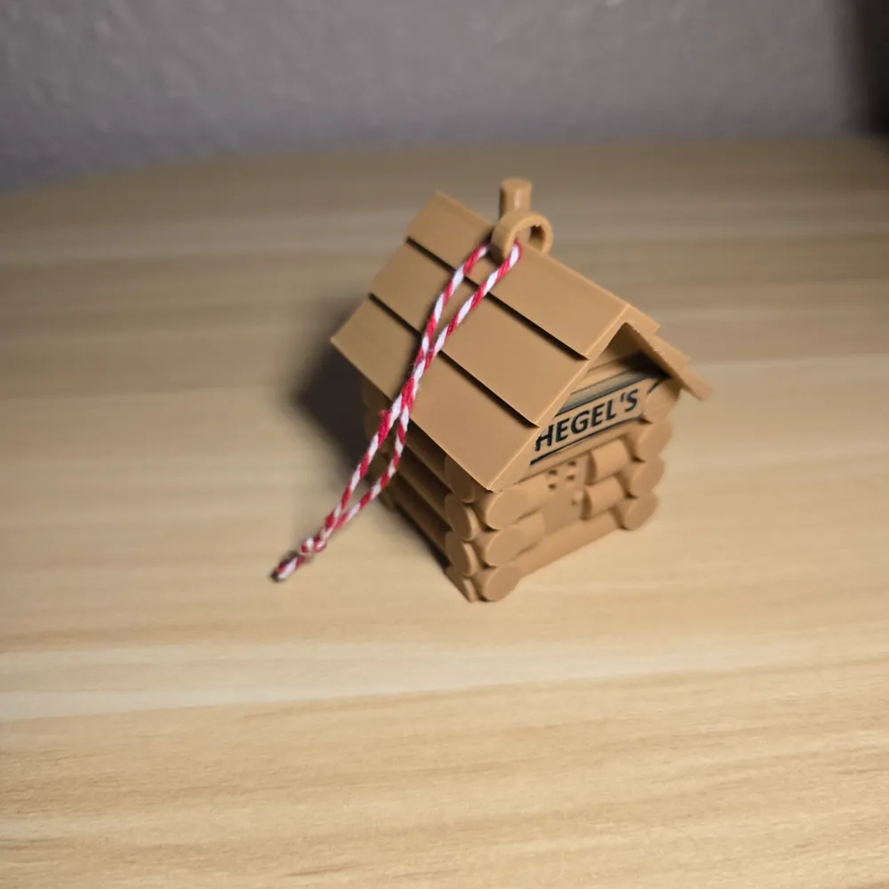 Customizable Christmas Ornmanent Cabin by SilvestreDesignLab MakerWorld ...