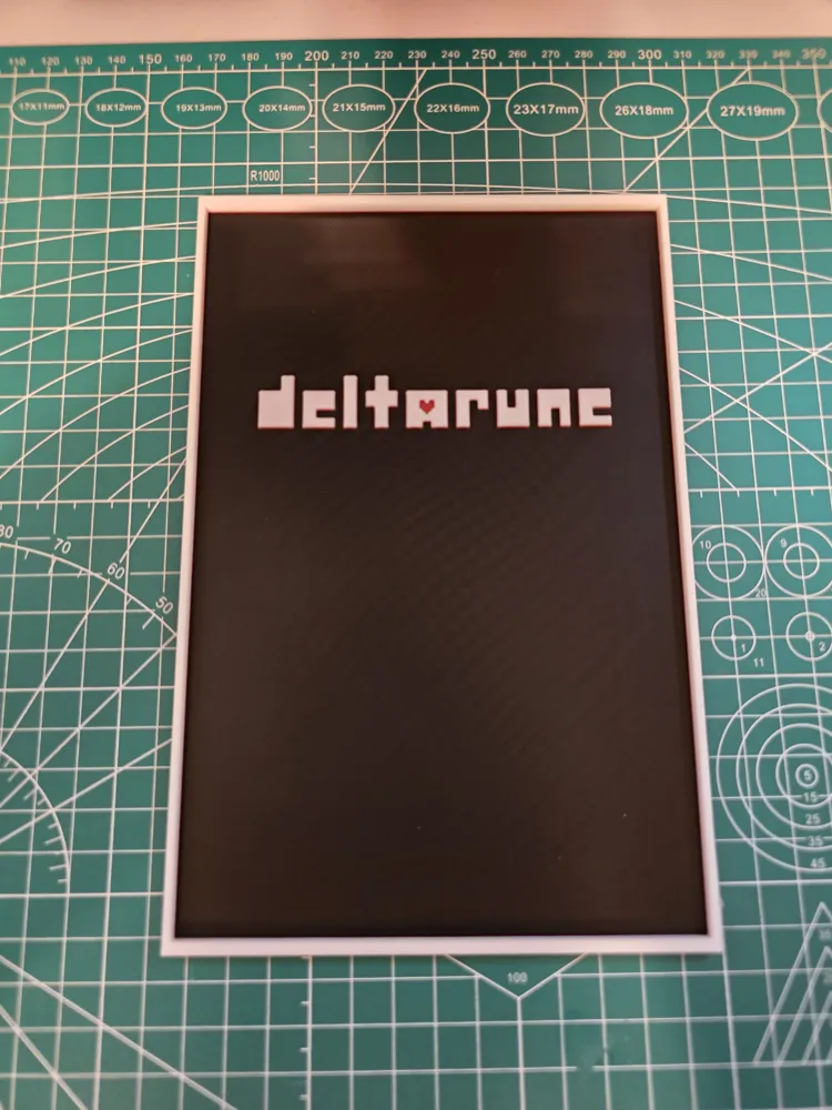 Deltarune Poster - Hueforge Art by Lumpy3D MakerWorld: Download Free 3D Models