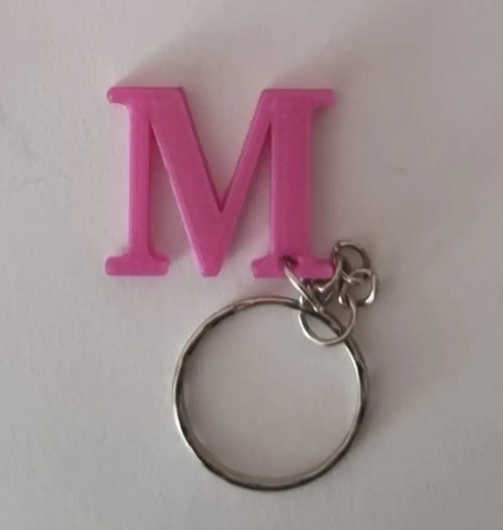 M letter keychain by everydaynormalguy99 - MakerWorld