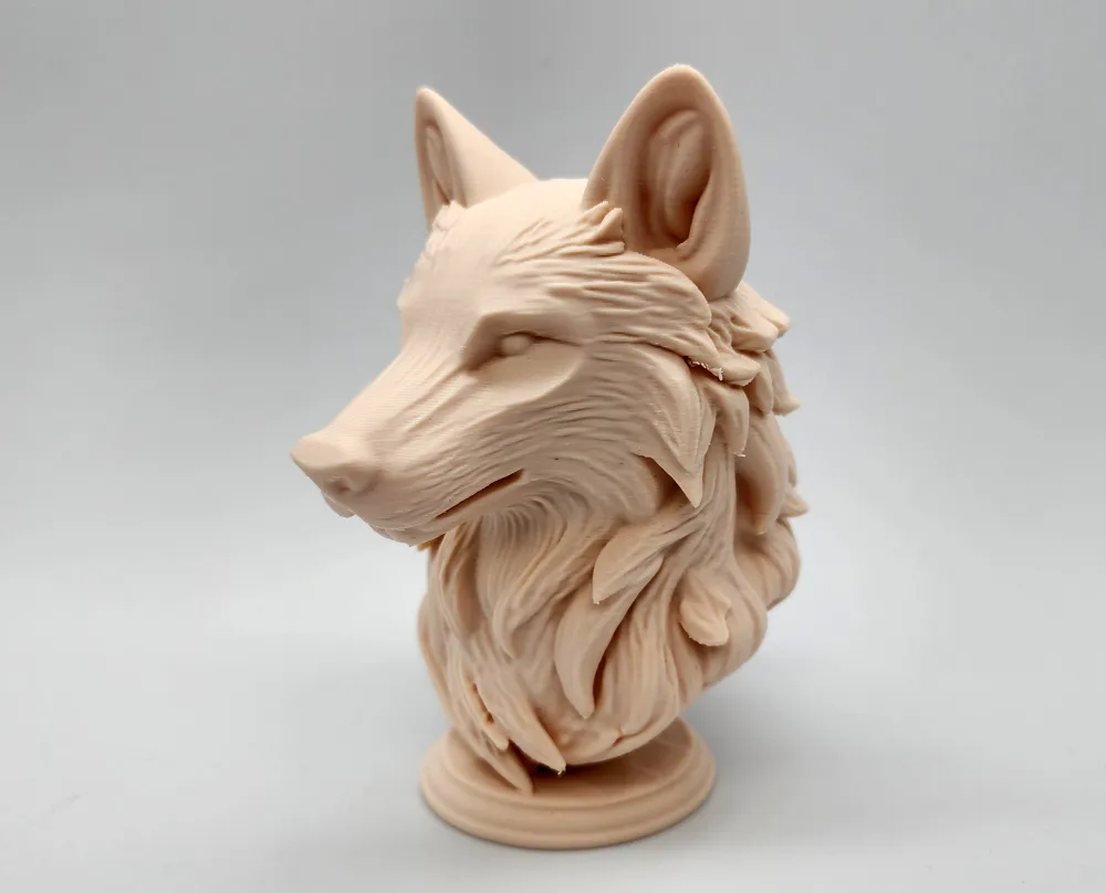 Wolf Bust on Pedestal - Free 3D Print Model - MakerWorld