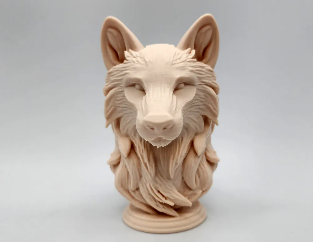 Wolf Bust on Pedestal by Triple G Workshop MakerWorld: Download Free 3D ...
