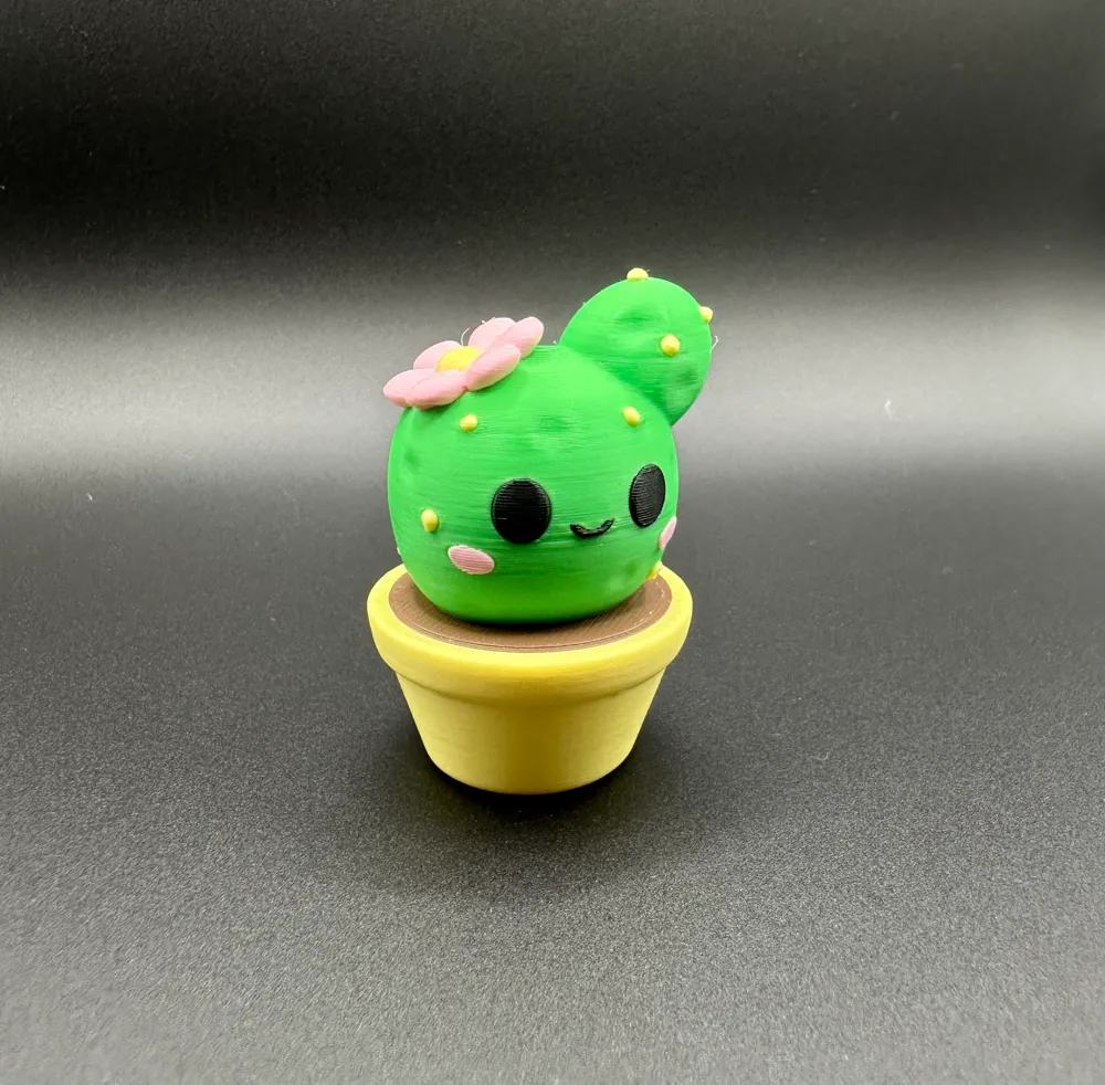 Cute Cactus - Free 3D Print Model - MakerWorld
