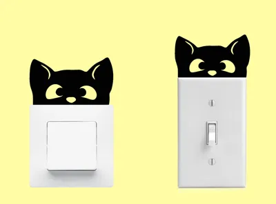 Sleeping cat light switch design by Ladamtla - MakerWorld