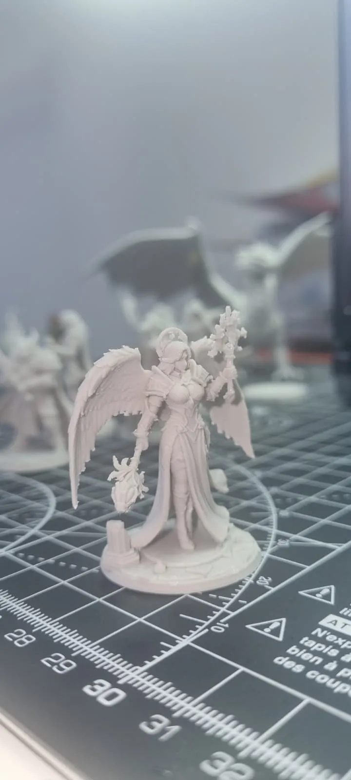 Miniatura D&D Clériga Aasimar Femenina (45mm) - Modelo de impresión 3D ...