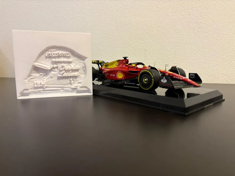 Charles Leclerc Monza 2025 Helmet - Free 3D Print Model - MakerWorld
