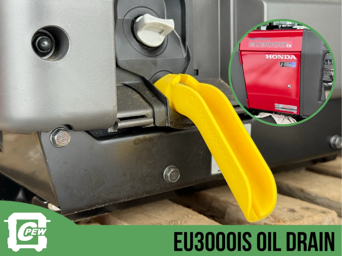 Honda EU3000IS Oil Service Drain Tool - Free 3D Print Model - MakerWorld